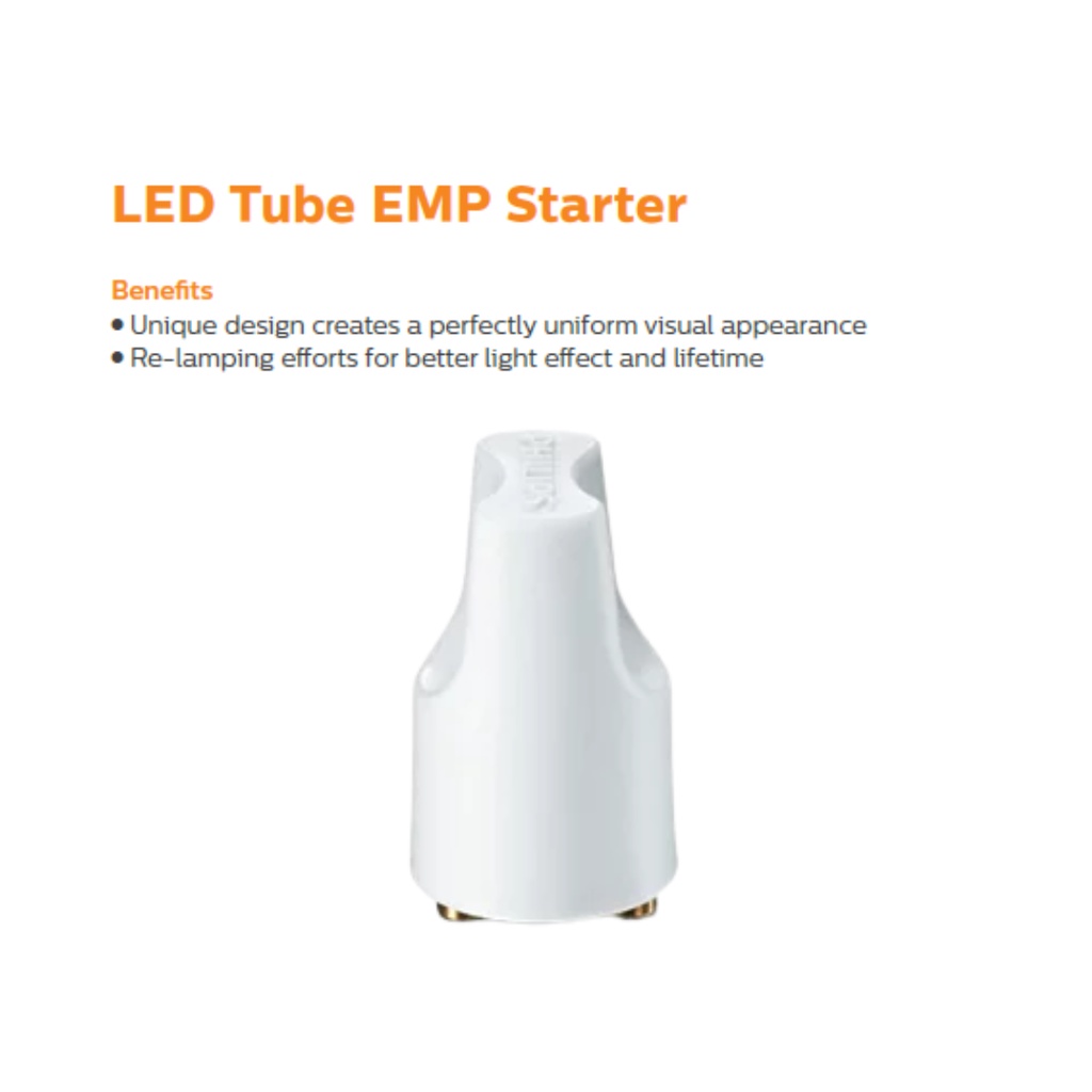 PHILIPS S10 S2 Fluorescent Safety Starter (25 PCS) | LED Tube EMP ...