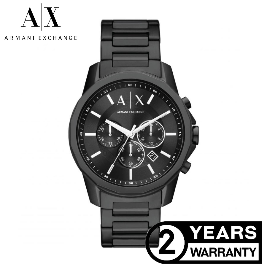 [Official Warranty] Armani Exchange AX1722 Men's Chronograph Black ...