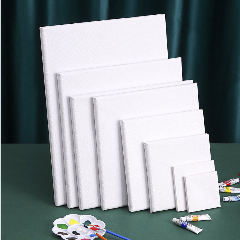 Mini Canvas Stretched Plain Blank Canvas Board Acrylic Painting Canvas ...