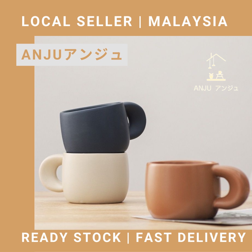 Korean Vibe Coffee mug cawan kopi coffee cup ceramic 咖啡杯 | Shopee Malaysia