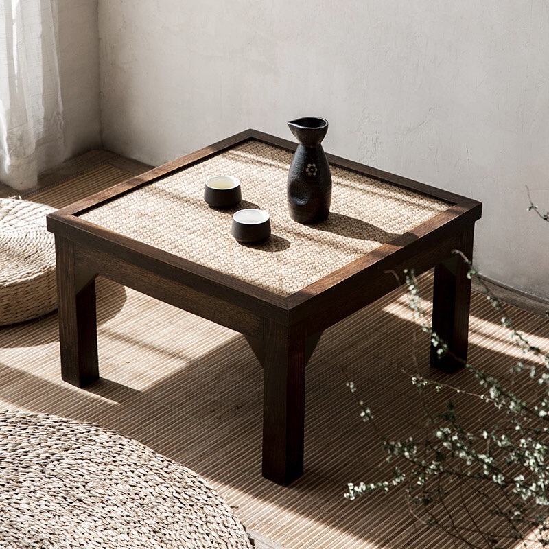 Solid Wood Japanese Coffee Table Living Room Coffee Table Dining Table ...