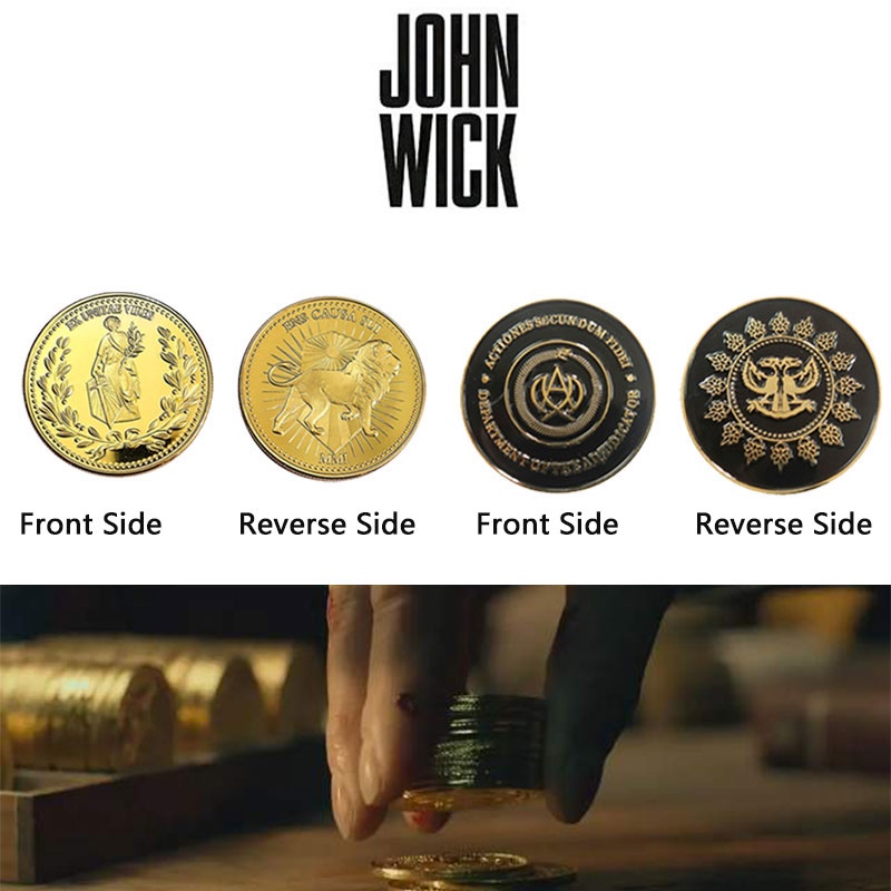 John Authentic Wick Continental Hotel Gold Coin A Must-have Every Fan ...