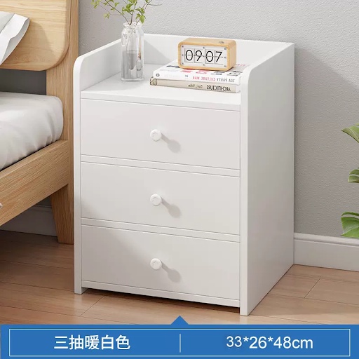 Bedroom Bedside Table Cabinet Side Drawer Storage Wood Modern Bed ...
