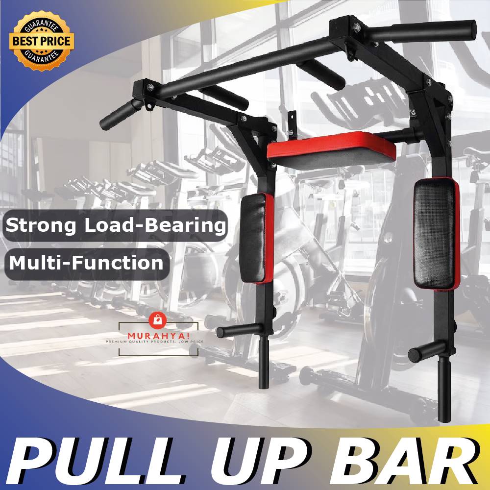Pull Up Bar Wall Mounted Multifunctional Chin Up Bar Horizontal Dip ...