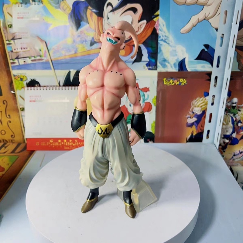 27CM Anime Dragon Ball Majin Buu Figure Super Buu Figurine PVC Action ...