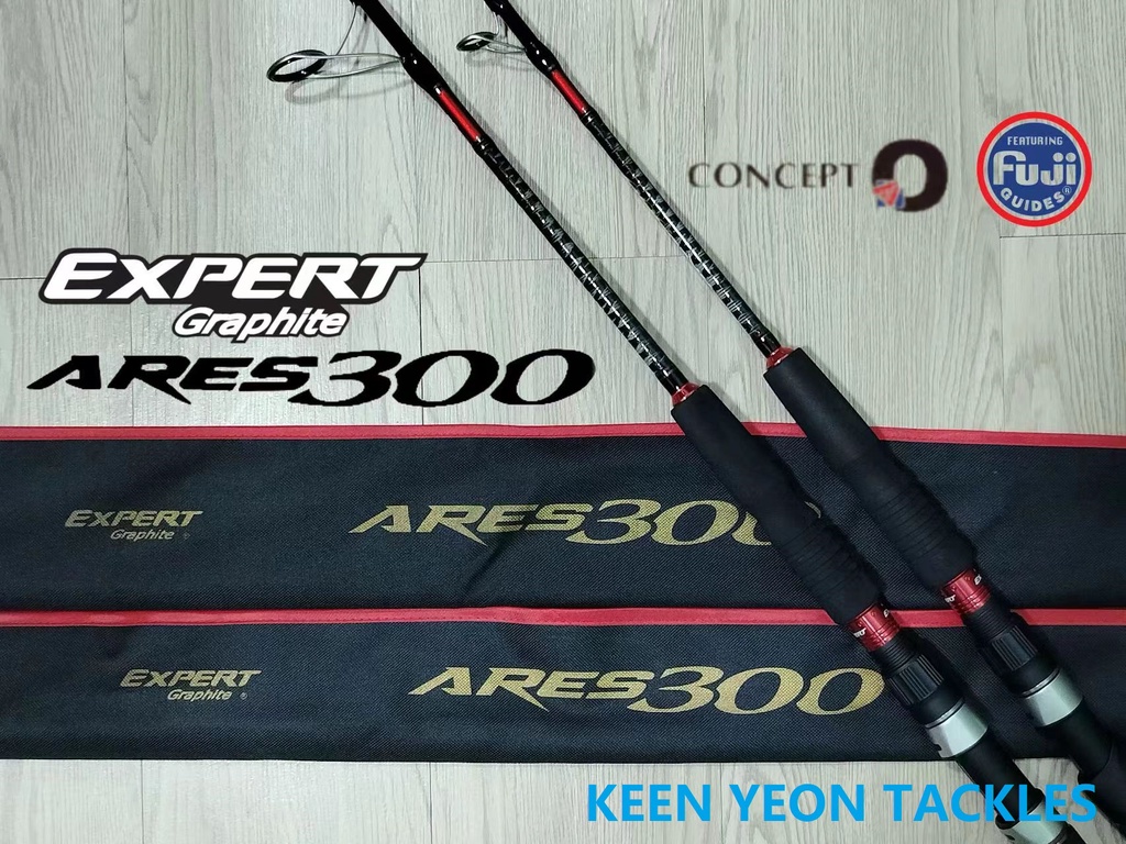EXPERT GRAPHITE ARES300 SPINNING/ BAITCASTING (BC) BOTTOM ROD | Shopee ...