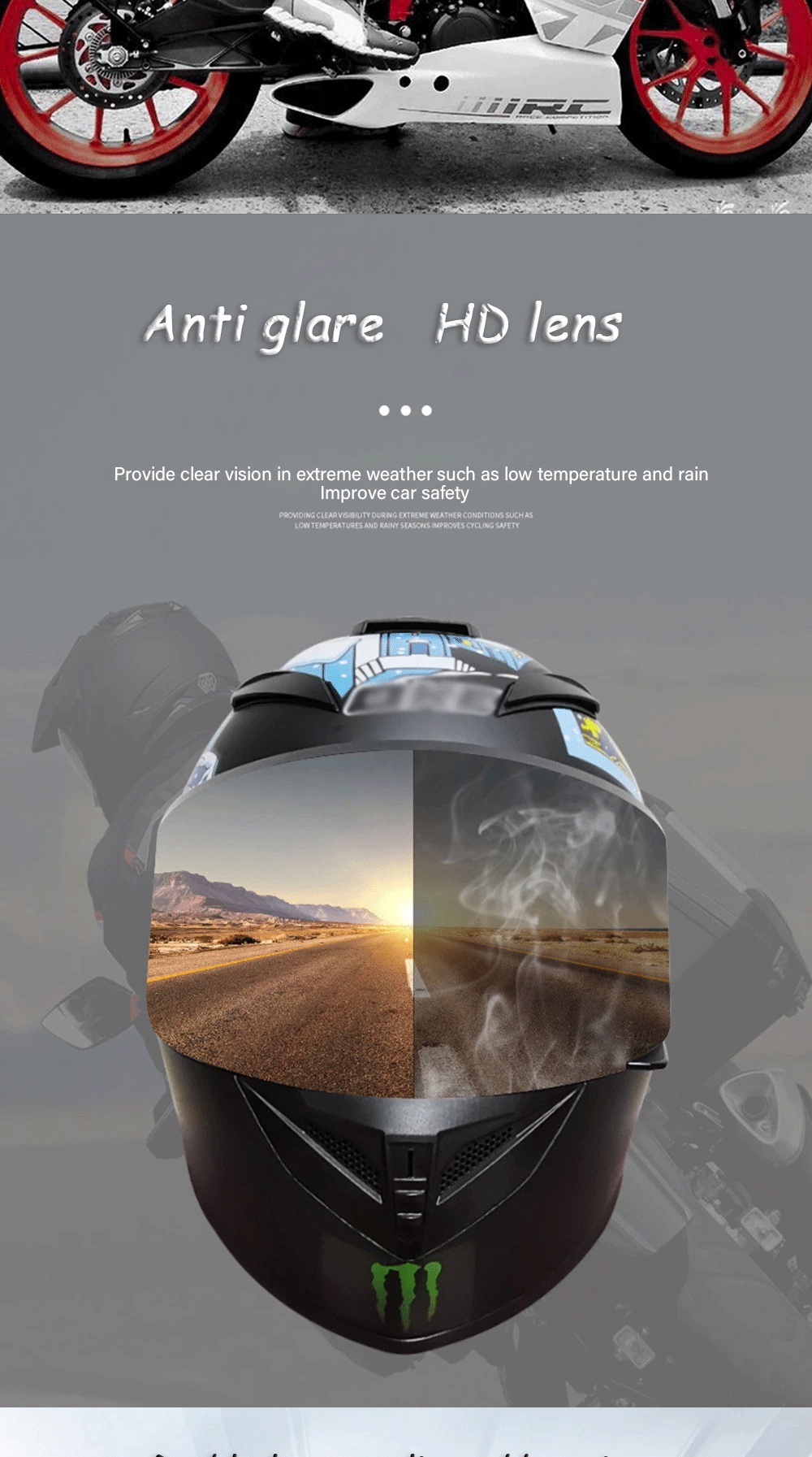 2023 Qike Genuine Motorcycle Helmet Personalized Hard Hat Four Seasons ...
