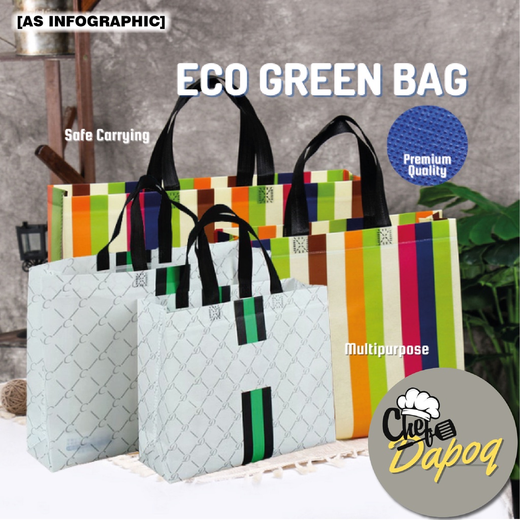 [DC] Goodies Document Work Eco Non Woven Beg-Bag Stationery Shopping ...