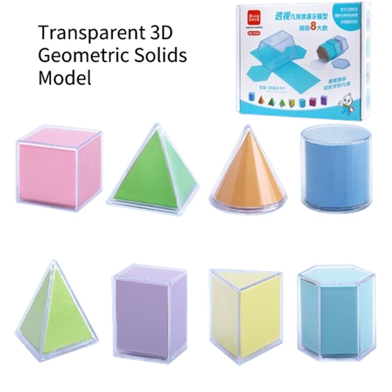 3d Math Geometry Model Kit For Middle School Cube And Rectangular ...
