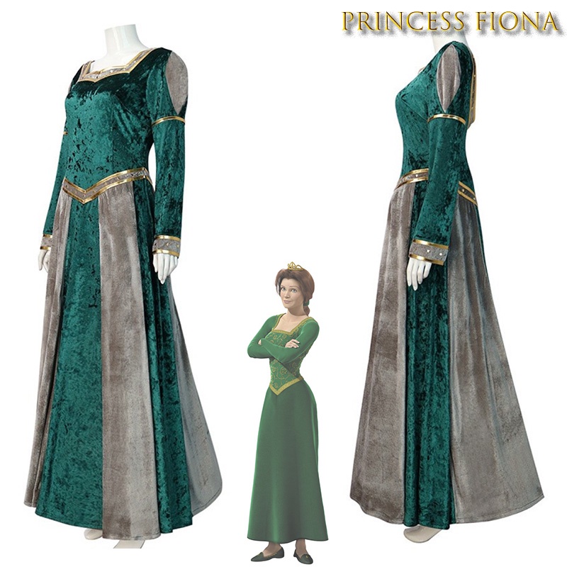 Show Your Love For Monster Shrek 2 Green Long Skirt Fiona Princess ...