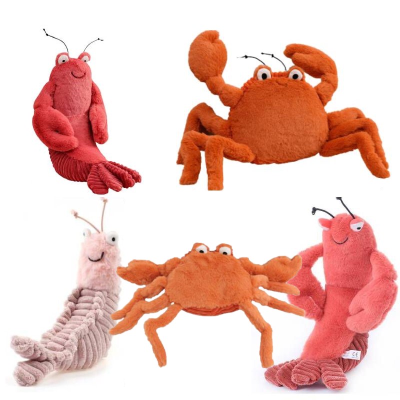 45cm JellyCat Crawfish Shelton Skin Shrimp Crab Plush Doll Kids Babys ...