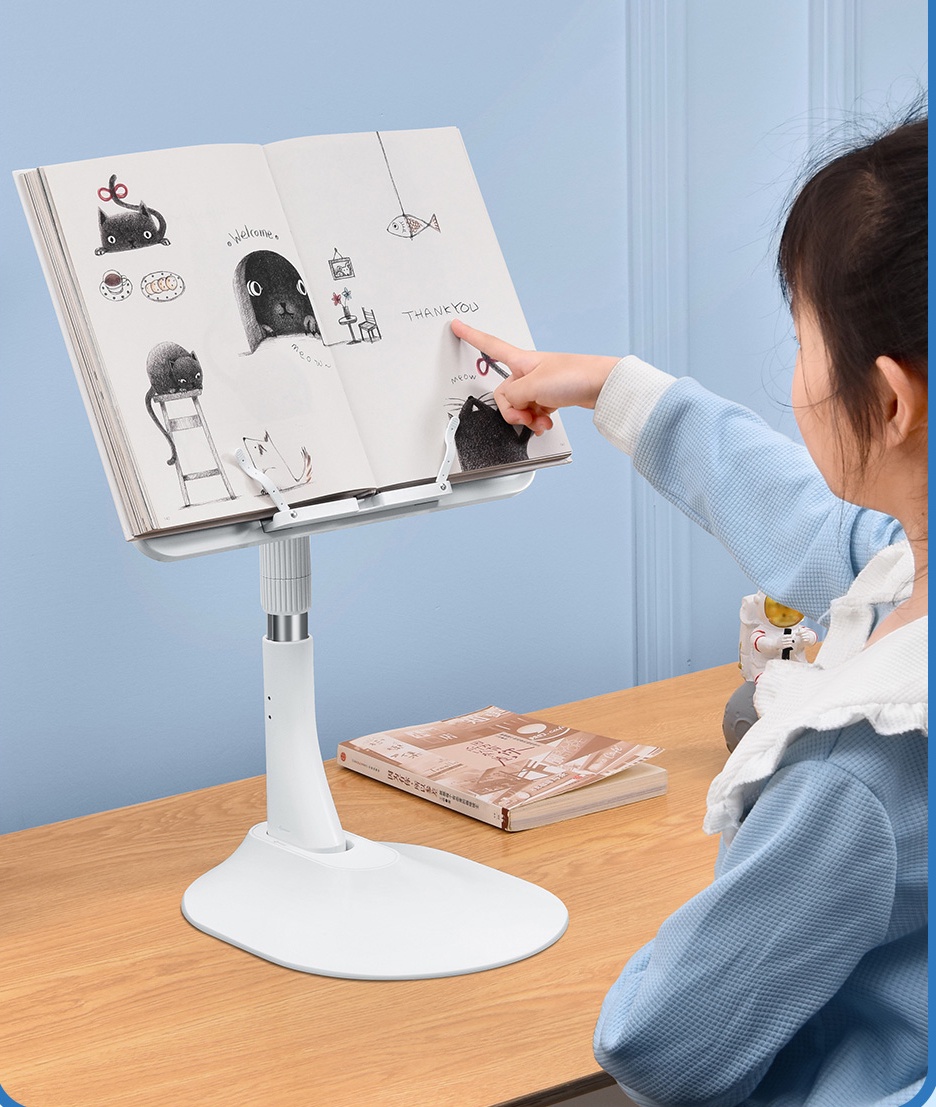 OATSBASF Kid's Lap Desk Adjustable Height Tablet Holder Foldable ...
