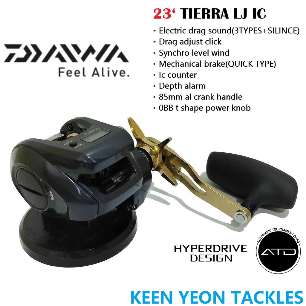 23' DAIWA TIERRA LJ IC JIGGING REEL | Shopee Malaysia