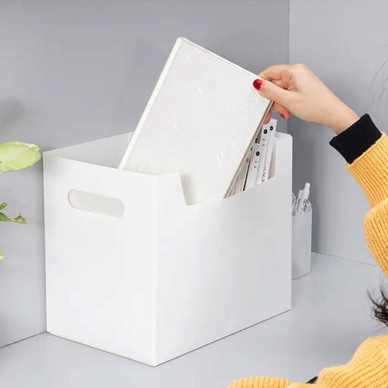 Foldable Large Capacity Storage Box Multi Usage DIY Document Paper File ...