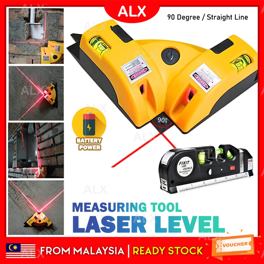 ALX 90 Degree Straight Line Laser Level Marking Projection Tool Laser ...
