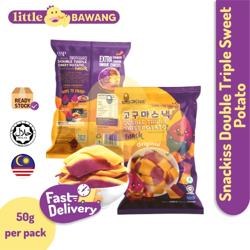 Snackiss Double Triple Sweet Potato Snack 50g ~ 200g Snek Ubi Keledek ...