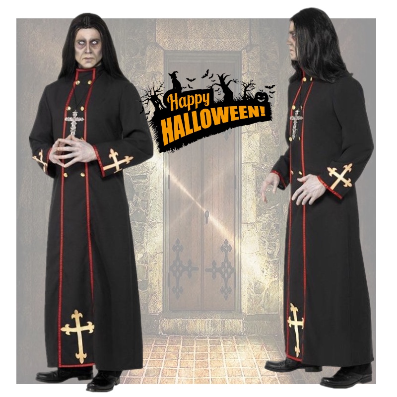 Yixiaoyi's Latest Cosplay Outfit Medieval Priest Costume For Adult Men ...
