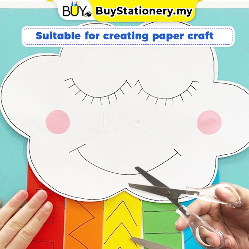 Baqi Scissors Cutter Gunting Kertas A/B/C -(1s/PCS) School Stationary ...