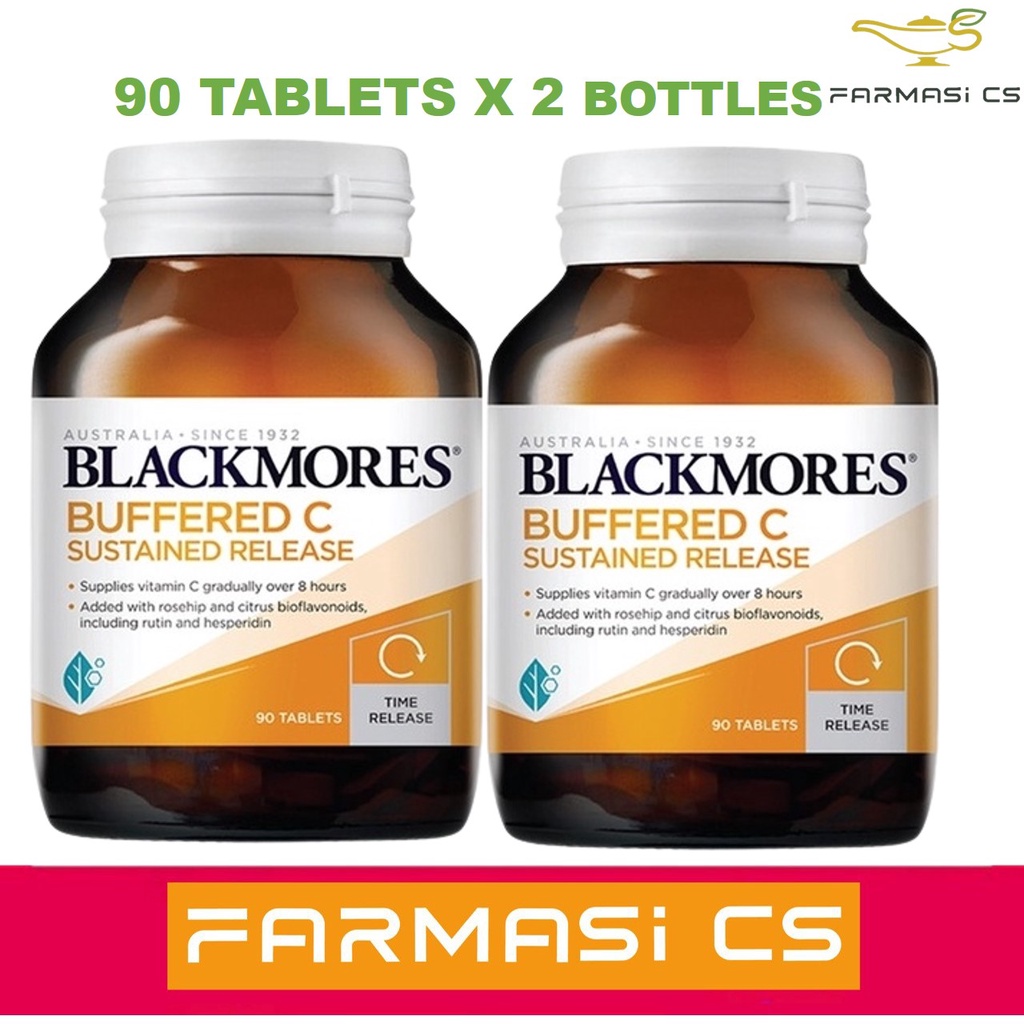 Blackmores Buffered C 90 Tablets x 2 bottles EXP:03/2026 [ Vitamin C ...