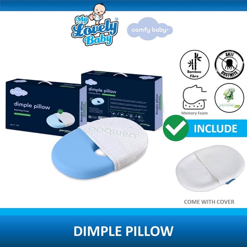 Comfy Baby Purotex Cooling Gel Dimple Pillow (New Born to 8 Months ...