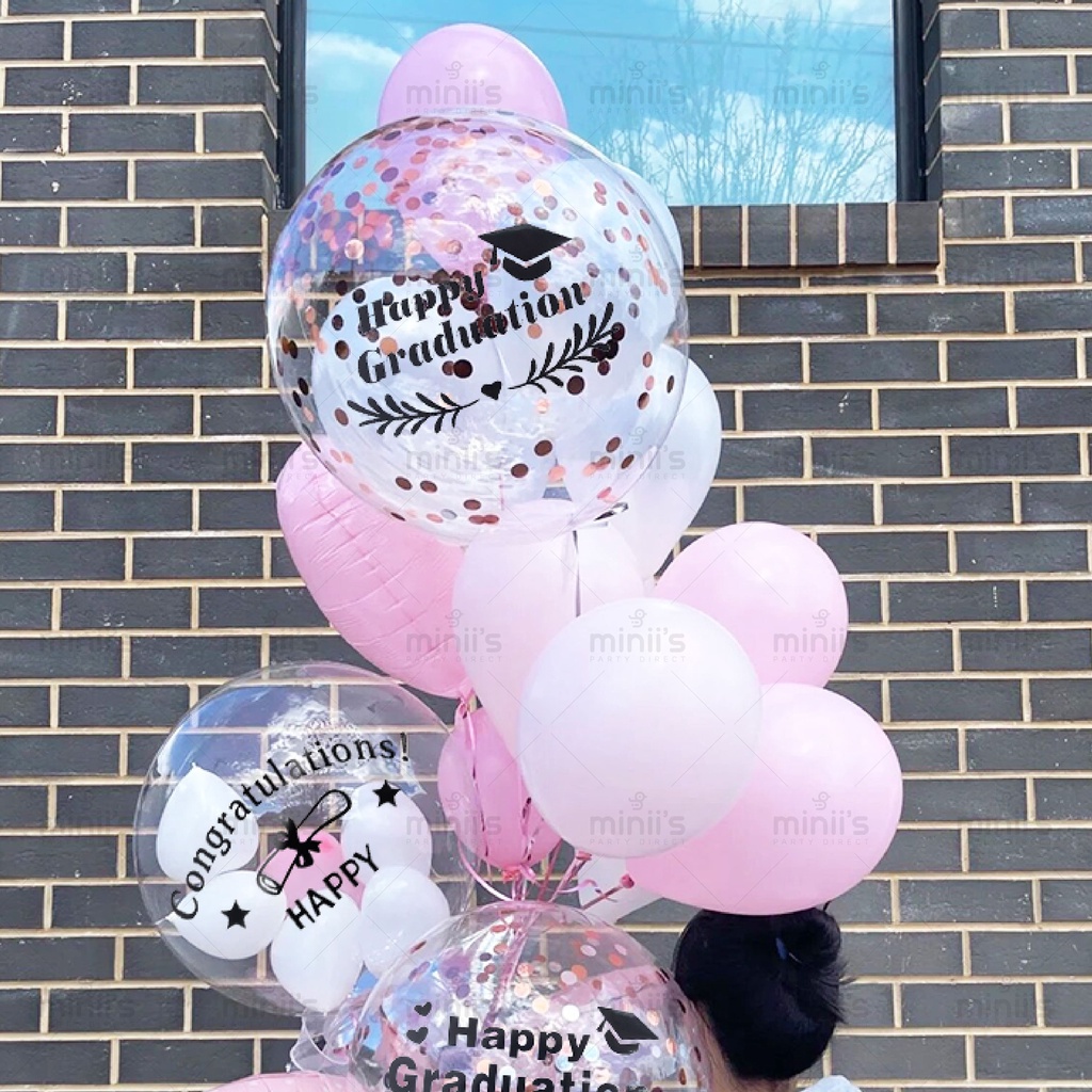 MINIIS PARTY Bobo Sticker Bobo Balloon Graduation Sticker Belon Bobo ...