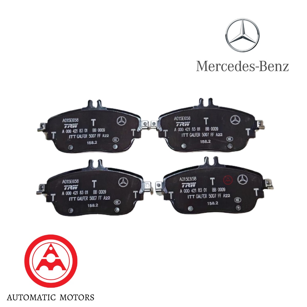 Original Mercedes Benz Front BRAKE PAD SET W176 W246 W117 W156 ...