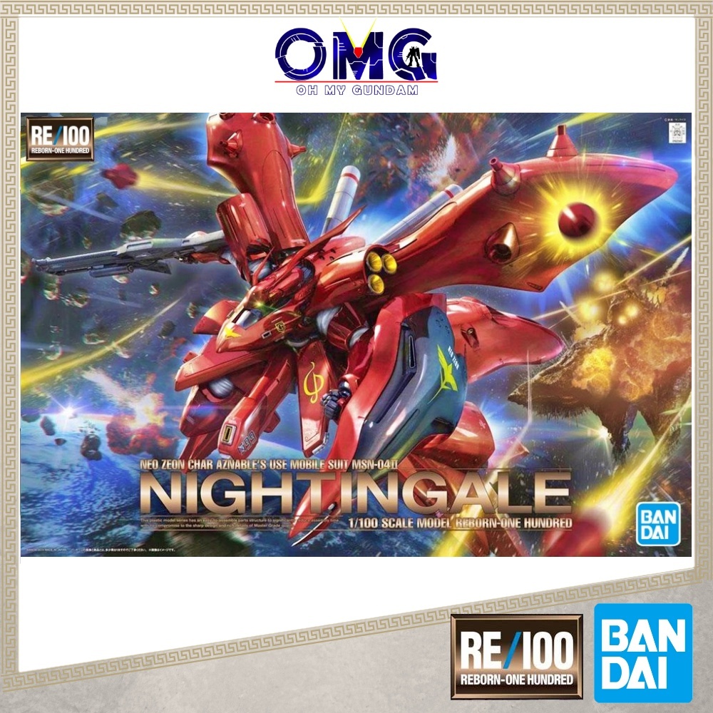 Bandai RE 1/100 Nightingale Gundam 65578 92082 Reborn Nightingale Char ...