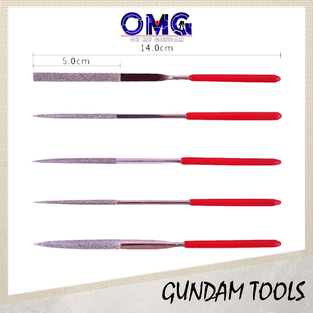 Tool Cut Rasp Set (5 pieces V-190 / 10 pieces) Shaping Knife Grinding ...