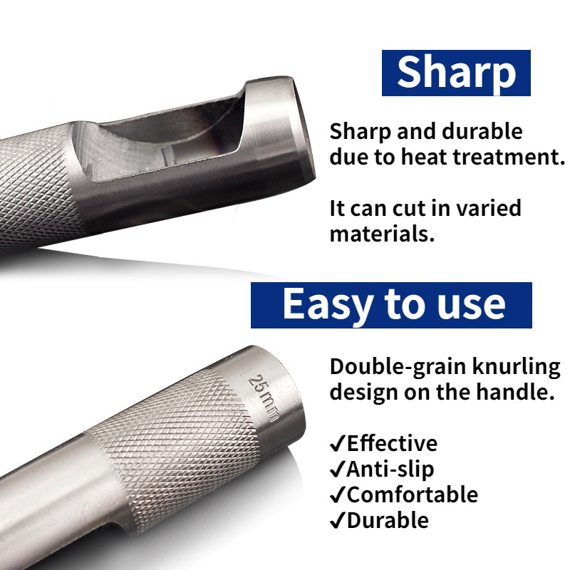 Leather Watch Strap Cutter Hole Puncher Opener Steel Cutter Belt ...