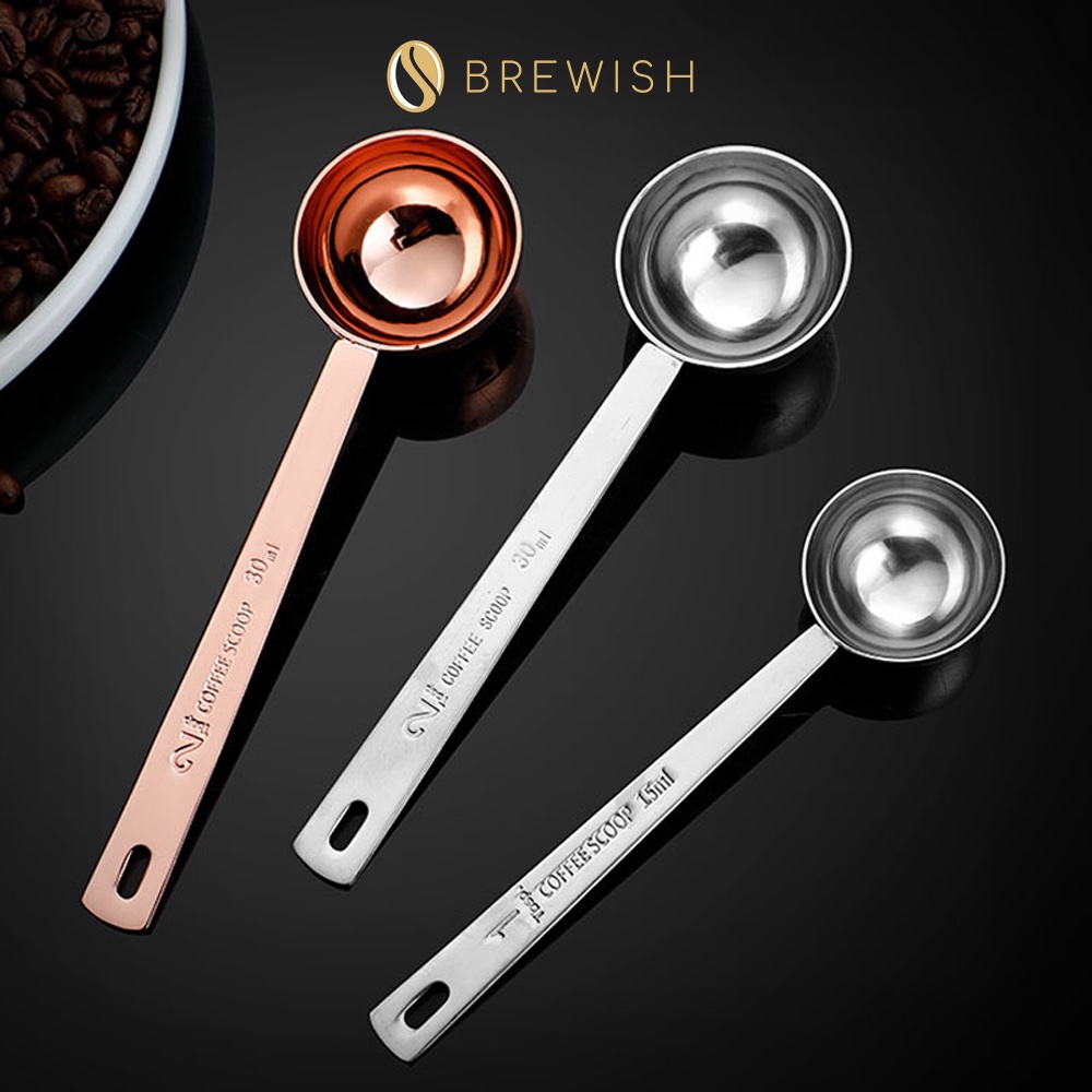 BREWISH Espresso Long Handle Spoon Scoop Multifunctional Stainless ...