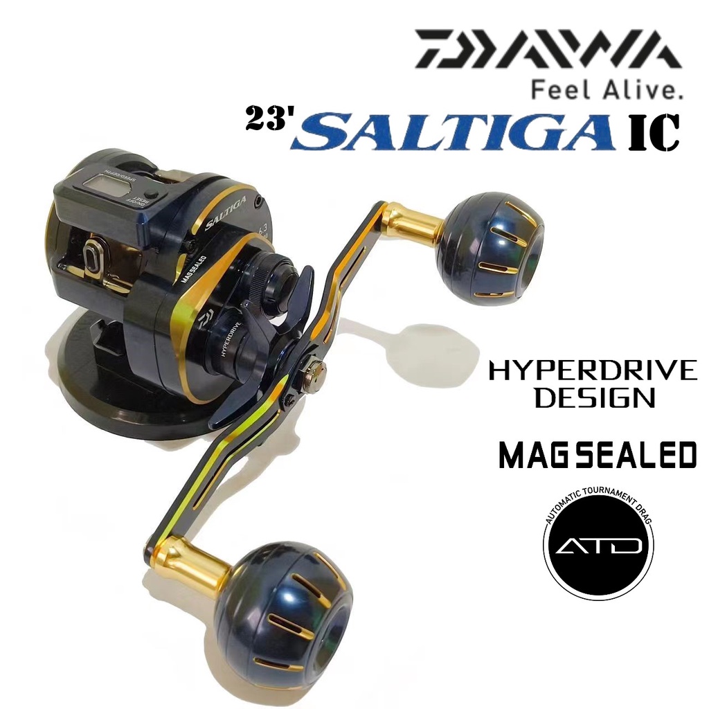 DAIWA 21' & 23' SALTIGA IC FISHING REEL | Shopee Malaysia