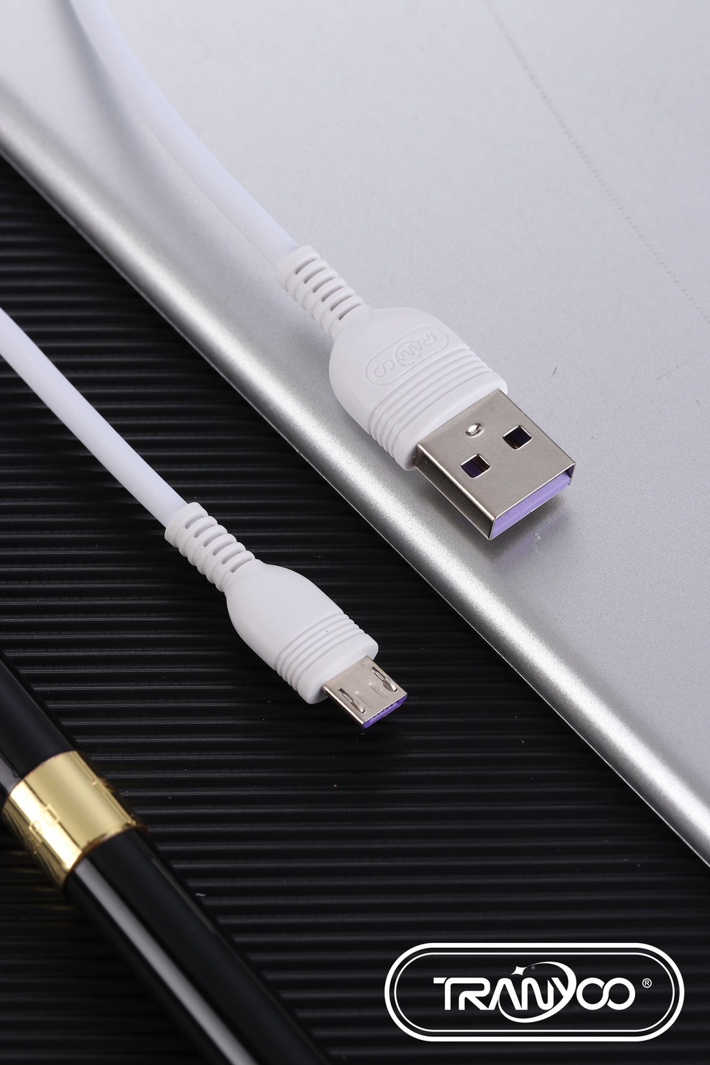 Tranyoo T-S6 USB to 5A Micro USB / Type-C / IP Fast Charging Data Break-Proof Cables - 1.0M ...