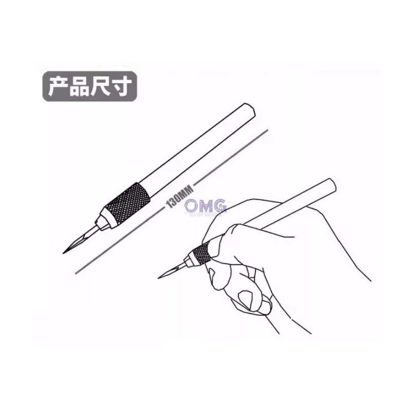 Moshi Tungsten Steel Scriber Parting Line C-Plane Triangle Scraper ...