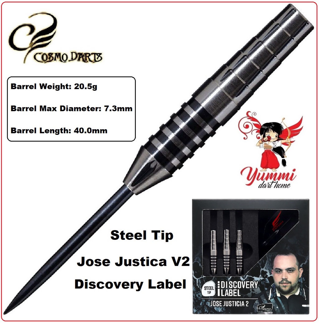 Cosmo Soft Tip Dart Discovery Label - Jose Justica V2 (20.5G Barrel Weight Only) | Shopee Malaysia
