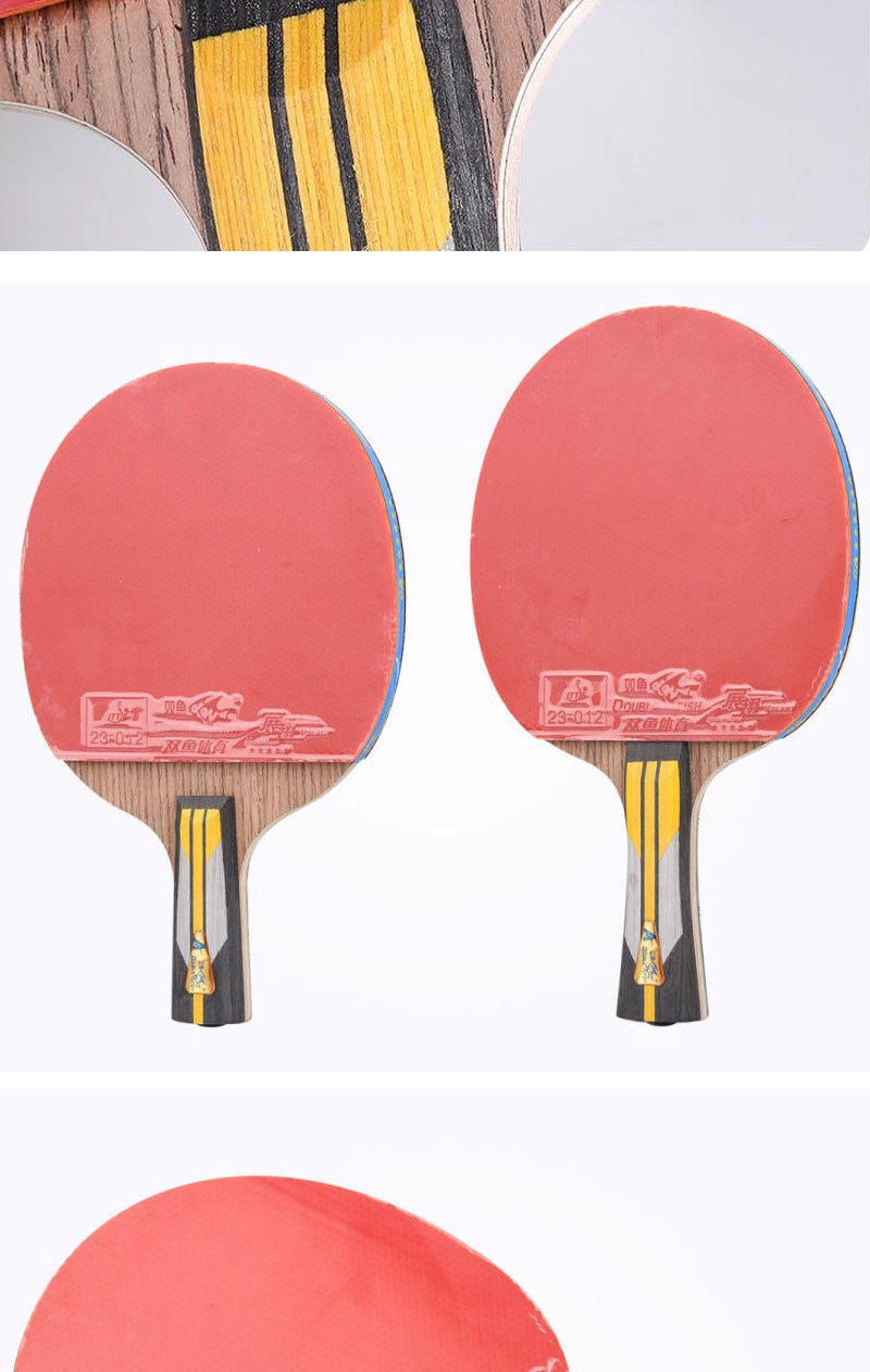 Double Fish 5/6 Star Table Tennis Racket 7 Wood Offensive Good Feeling ...
