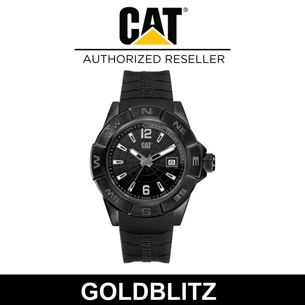 CAT AF-161-21-131 Caterpillar North Analog Black Dial Men's Watch ...