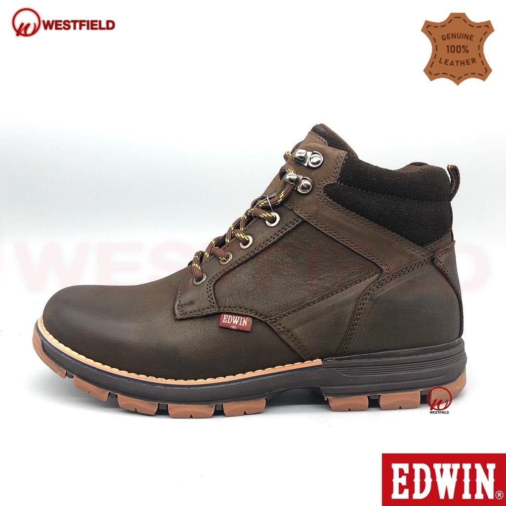 🔥New Arrivals🔥 EDWIN Men’s Genuine Leather Casual Boots ( E30336 ...