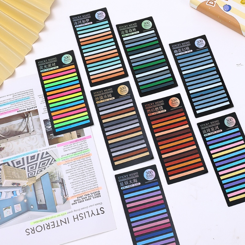 200Pcs Reusable Writable Key Points Memo Pad Label / Student Self ...