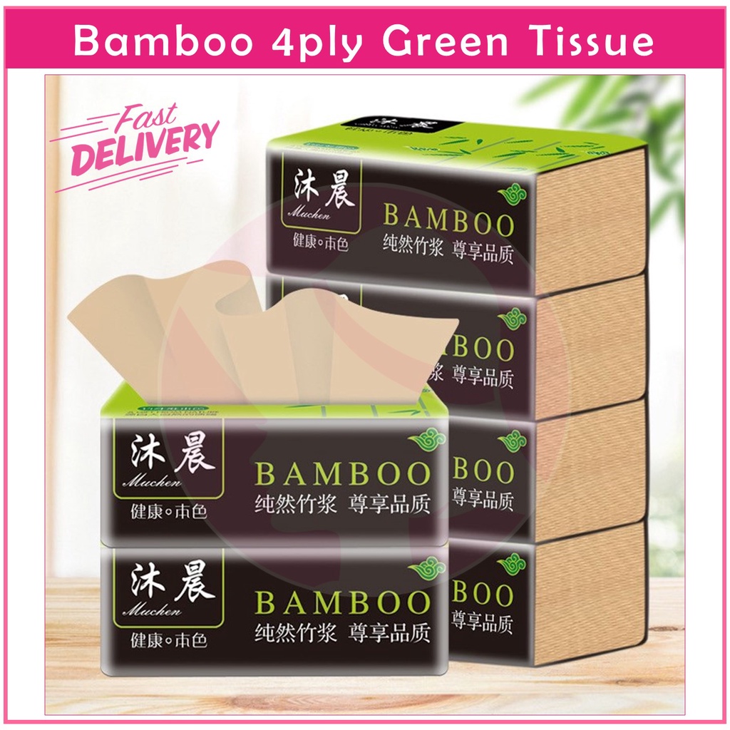 Bamboo Soft Facial Tissue Paper 210pcs Per Pack Clean Wipes Paper ...