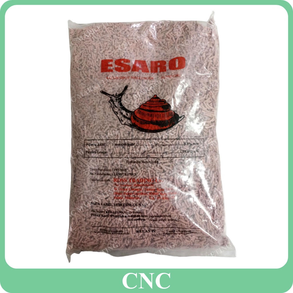4KG Esaro Snail Killer Racun Siput Molluscicide 螺药 | Shopee Malaysia