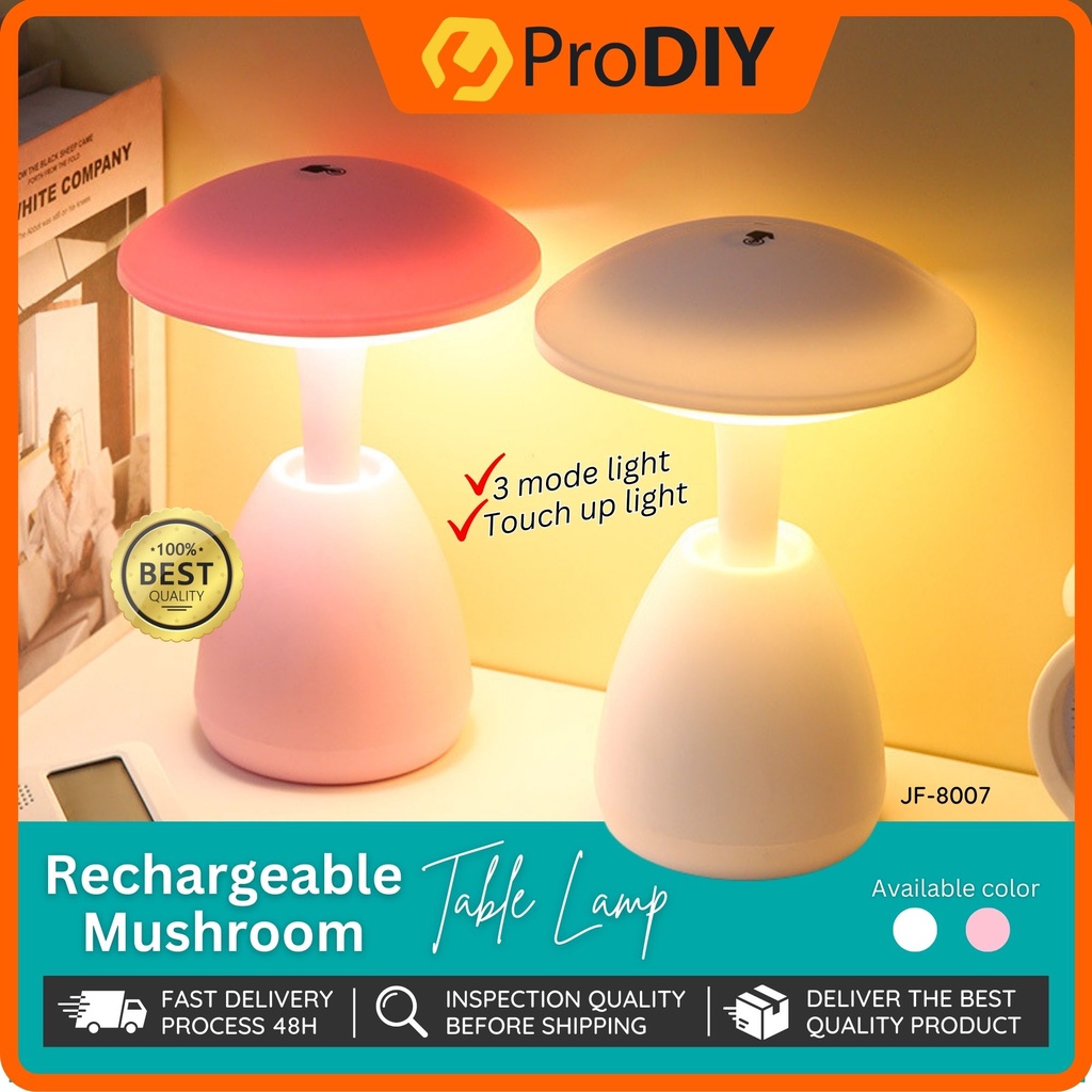 Mushroom Rechargeable Table lamp eye protection reading light ...