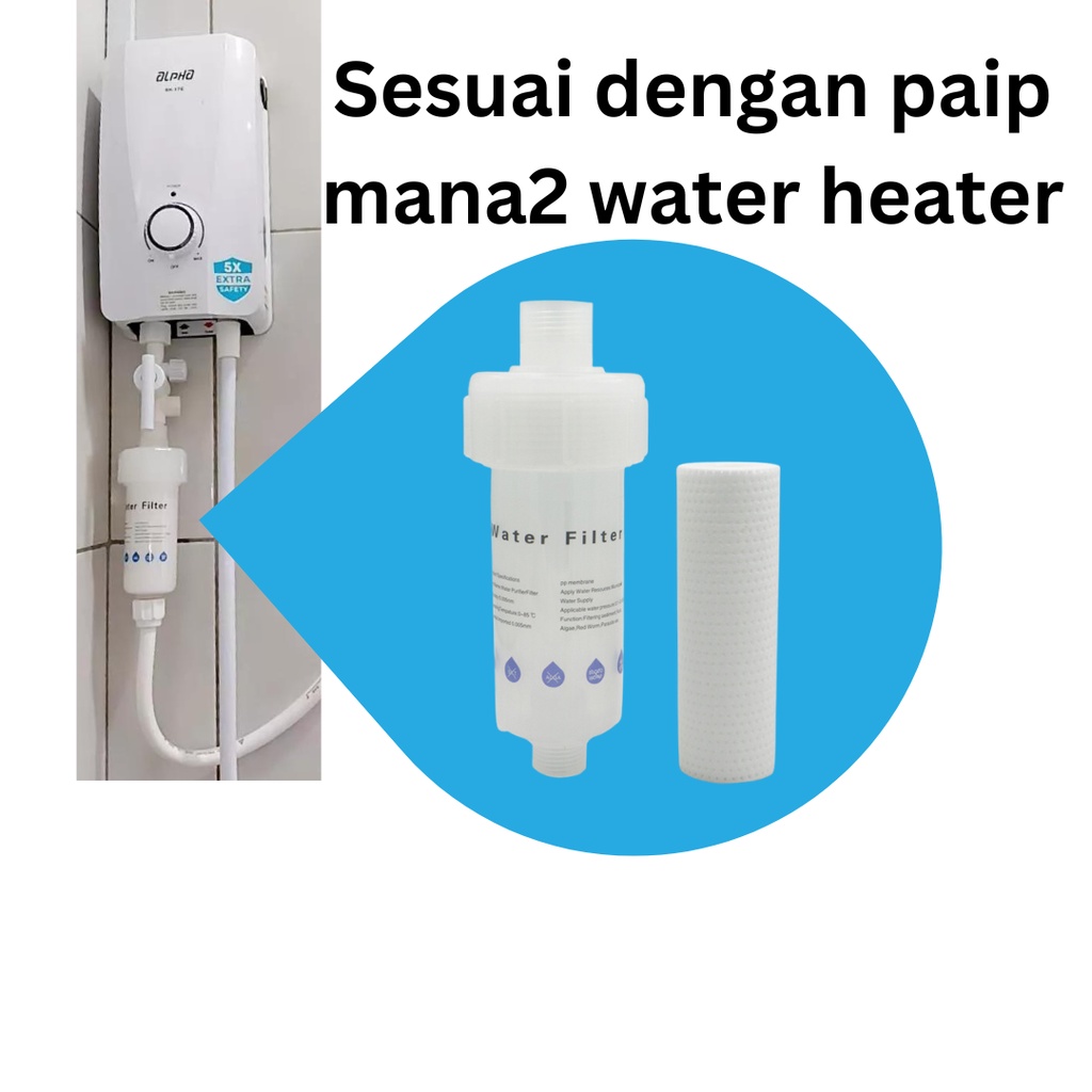 Penapis Air 5 Micron Chef Merah Mesin Basuh Water Heater Air Minum ...