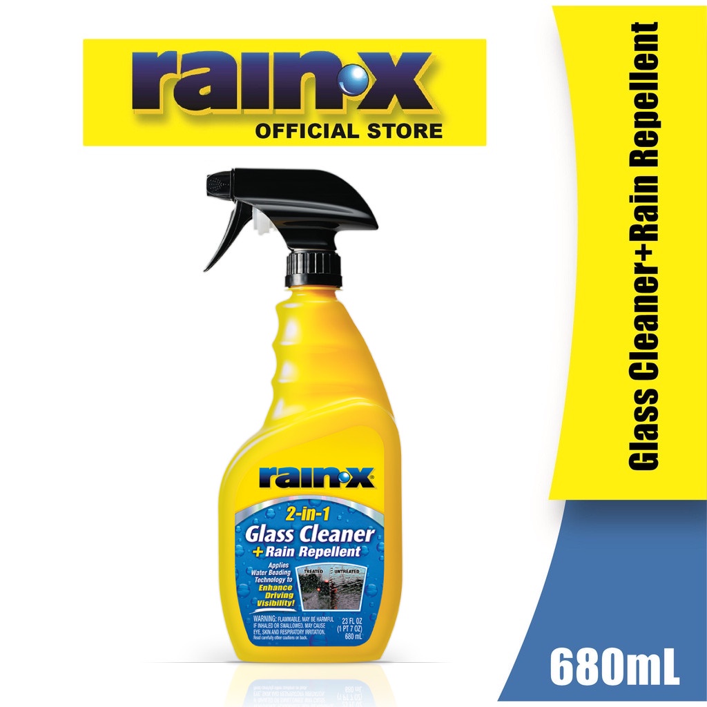 Rain-X 2-In-1 Glass Cleaner With Rain Repellent Spray (540ml) | Shopee ...