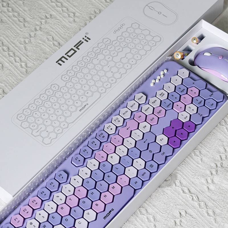 MOFII Honey HC Wireless Keyboard Set / Honey S Colorful Slim Portable ...