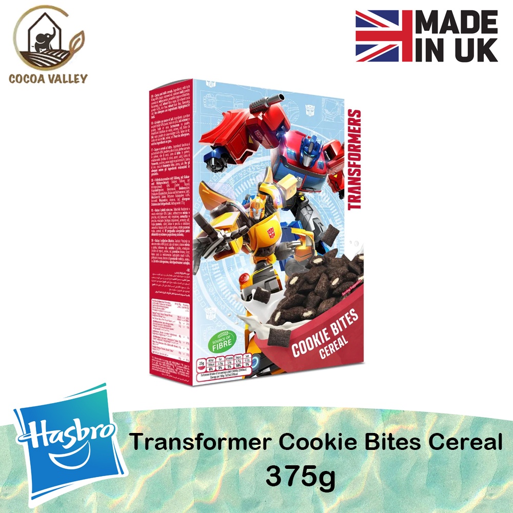 Whatever x Hasbro Transformer Cookie Bites Cereal 375g (Made in UK ...