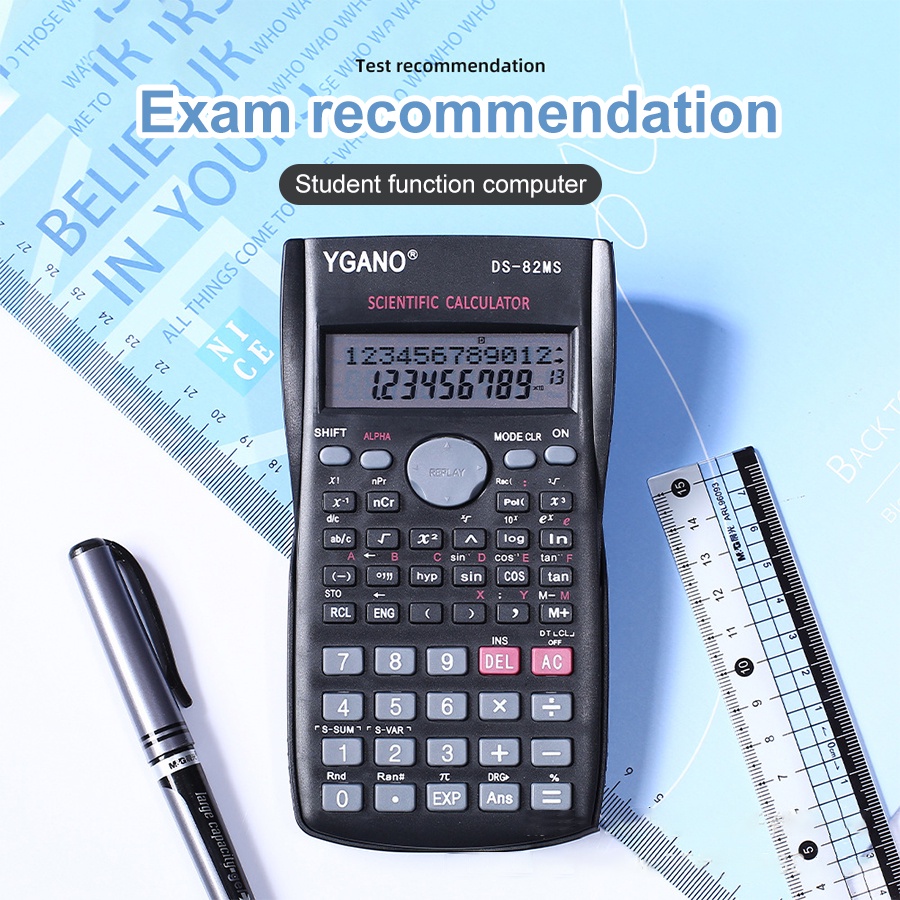Multi-color Multifunctional Scientific Digital Calculator Portable Exam ...