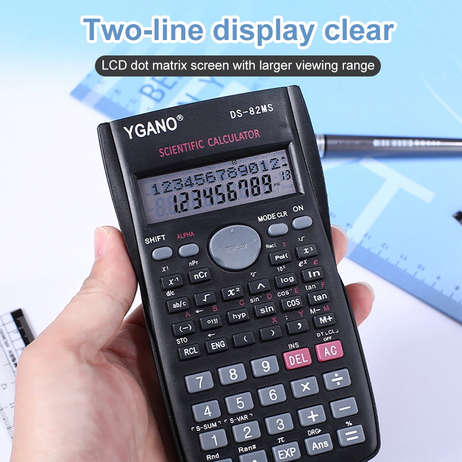Multi-color Multifunctional Scientific Digital Calculator Portable Exam ...