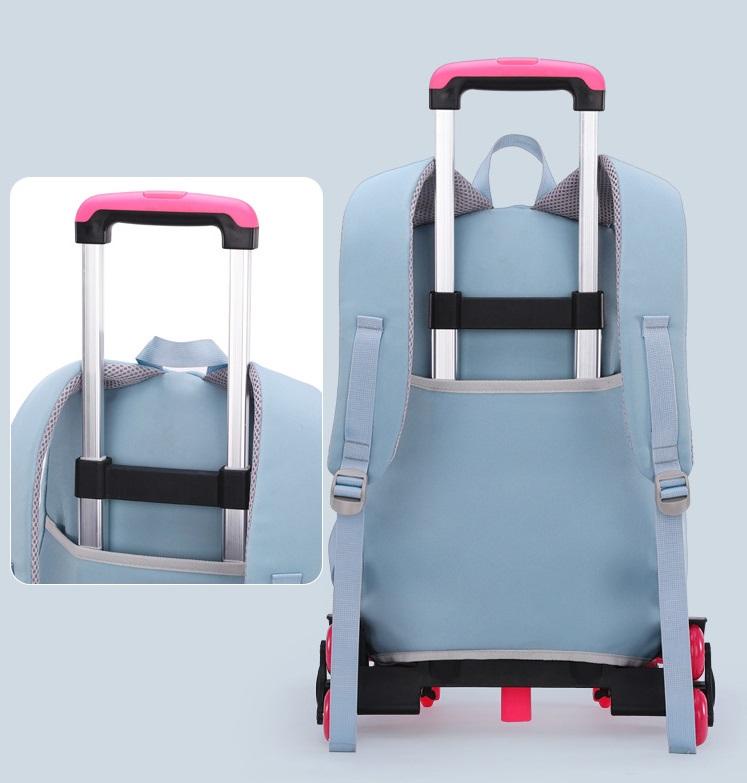 (B638) 44cm - 6 Wheels Trolley Primary School Bag Beg Sekolah Beroda ...