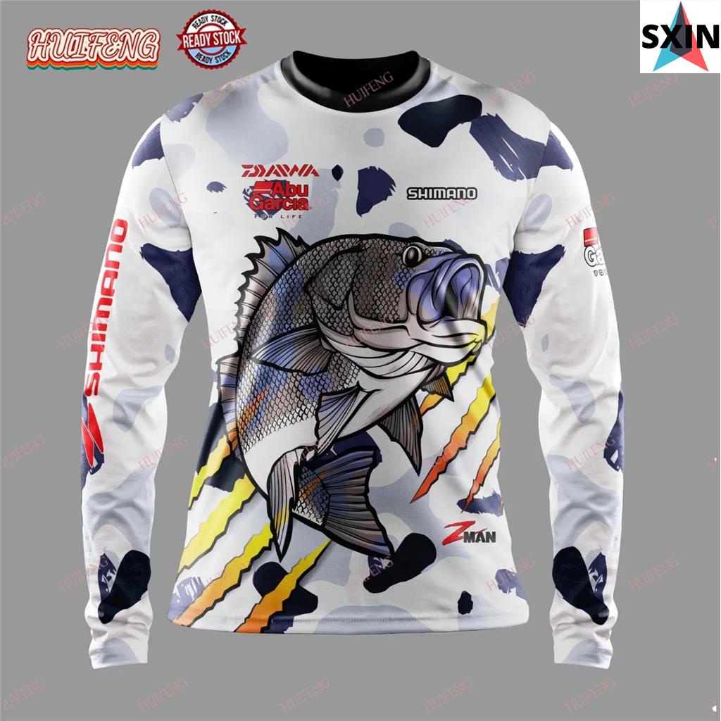 【SXIN】Edition Jersey Sublimation | SALT WATER Clothes Anti-UV fishing ...