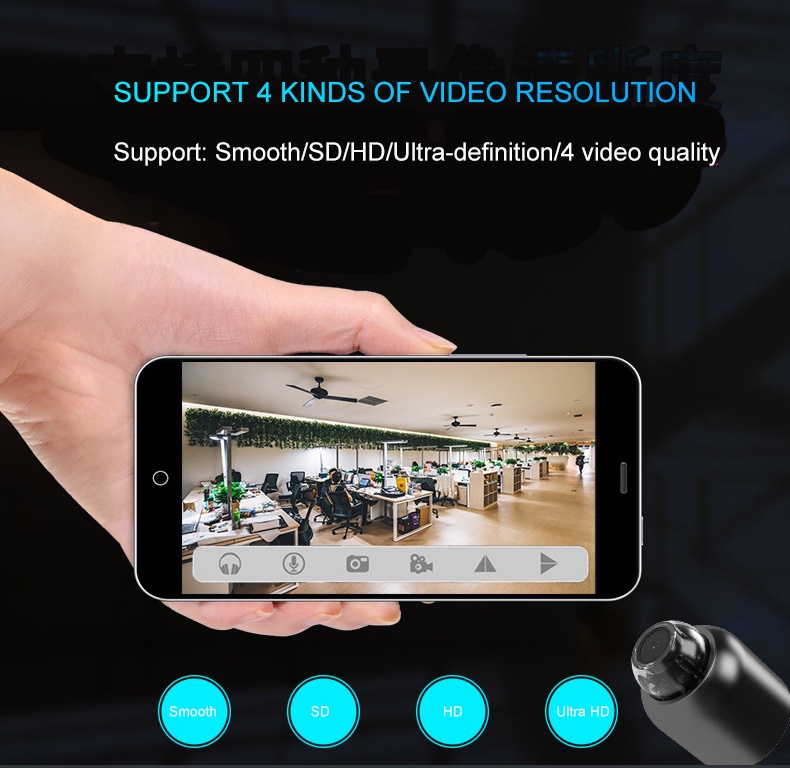 Camera Super CCTV Wireless 140 Degree Wide Angle WIFI IP Camera Motion ...